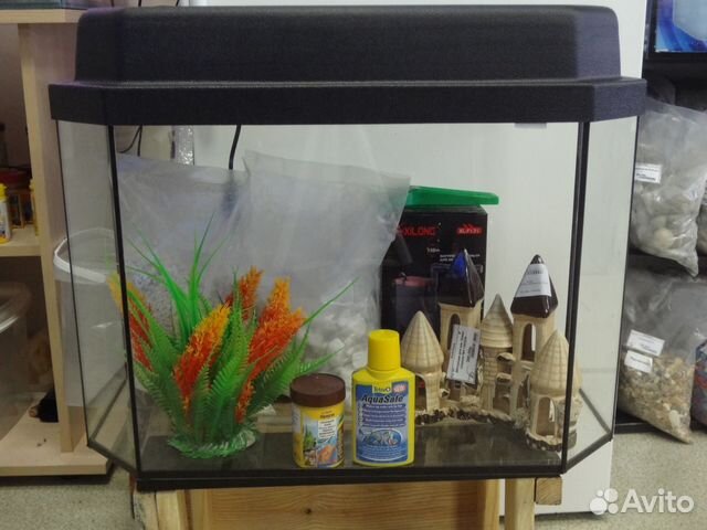Аквариум панорамный 40 л с комплектом