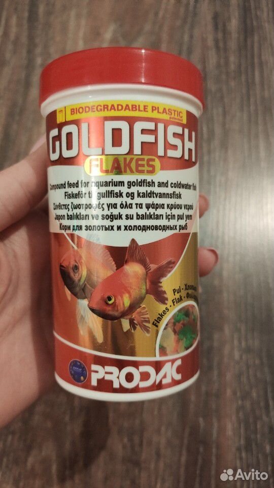 Корм для золотых рыбок