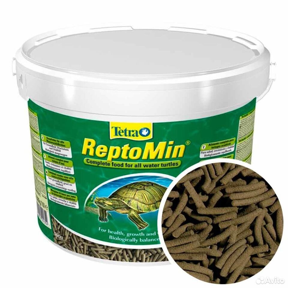 Корм для водных черепах tetra reptomin sticks