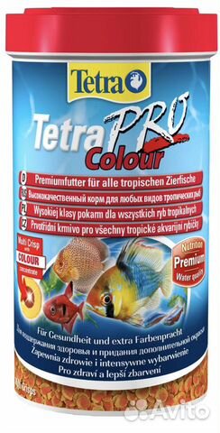 Корм для рыб TetraPro Colour (чипсы)