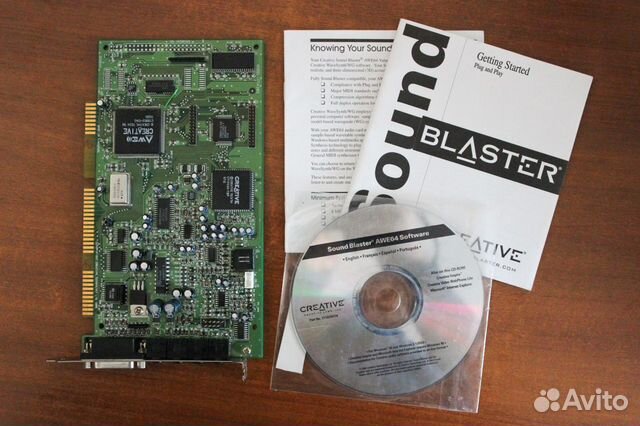 Звуковая карта Creative Sound Blaster AWE64 CT4380 купить в Тюмени ...