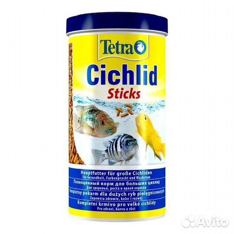 Tetracichlid sticks, XL (палочки) 1Л, 3,6Л, 10Л