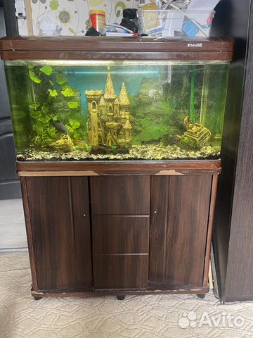 Аквариум 250 литров с тумбой